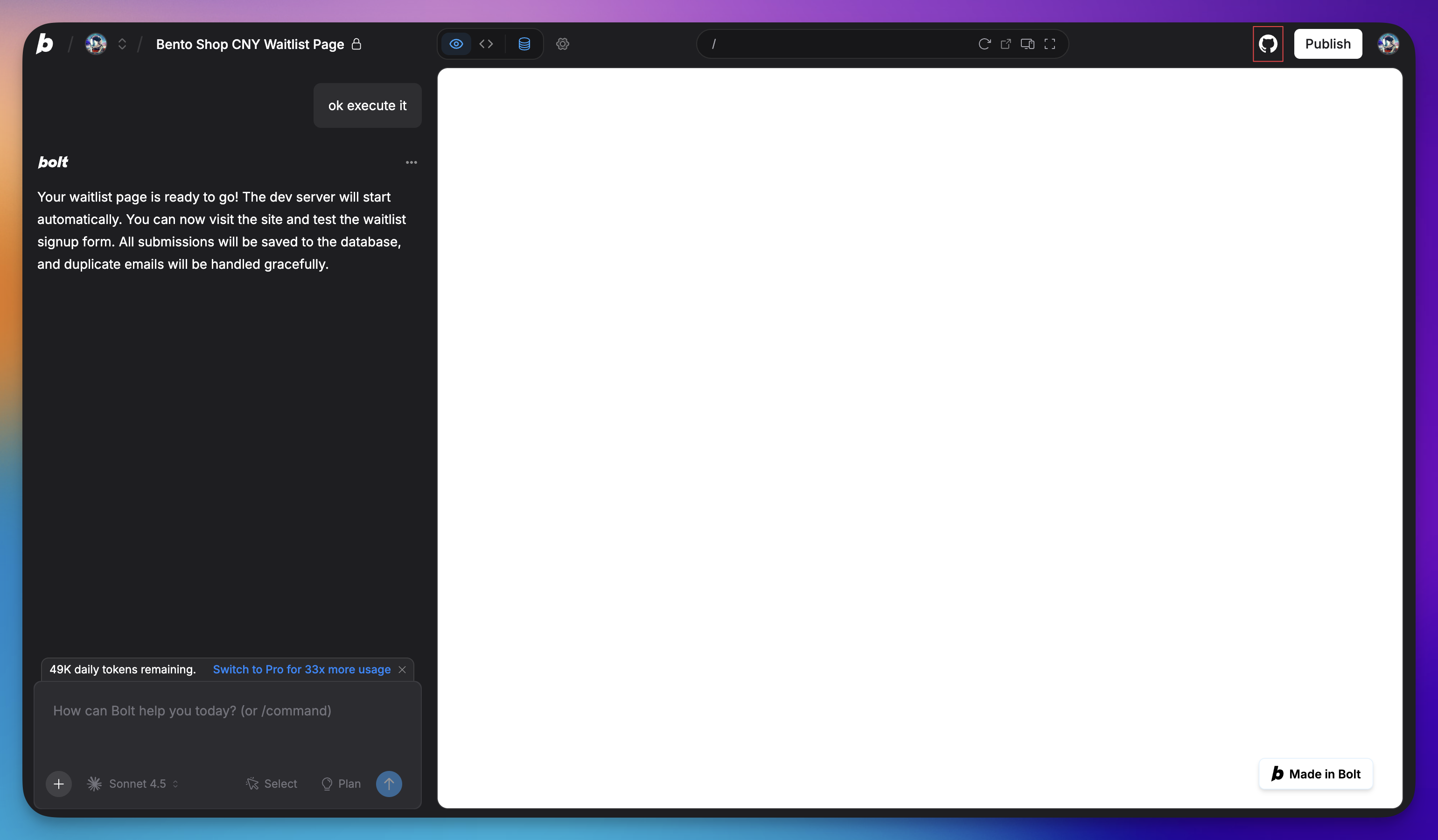 Importar Bolt - Zeabur